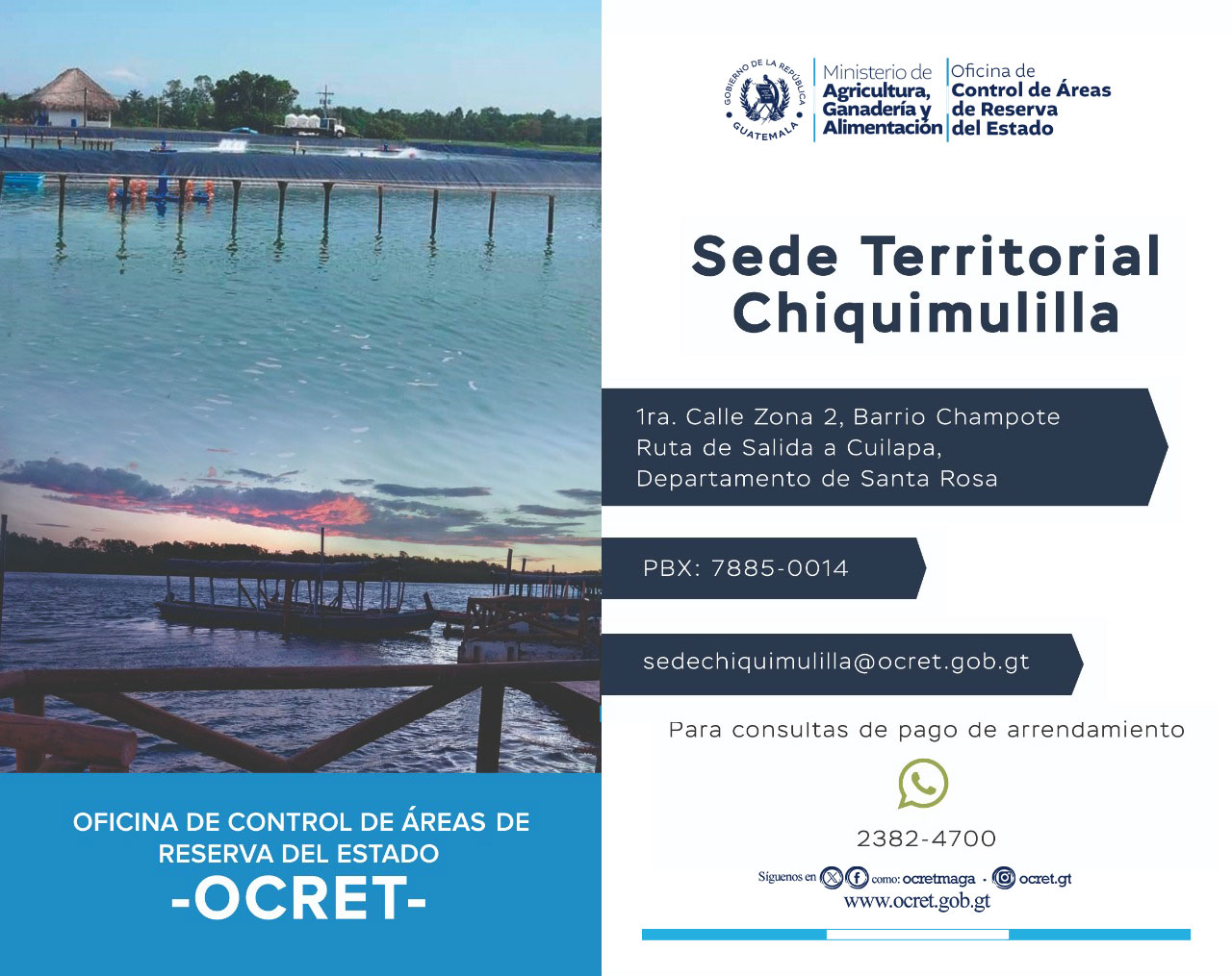 Sede Territorial Chiquimulilla – OCRET